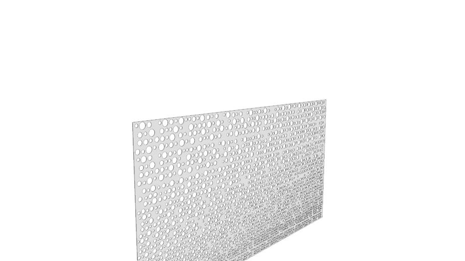 perforated panel | 3D Warehouse