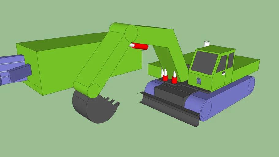 SCAVENGER Devastator left arm | 3D Warehouse