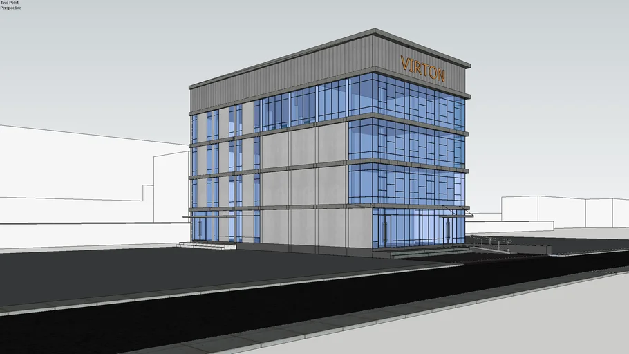 FOUR STOREY COMMERCIAL BUILDING | 3D Warehouse